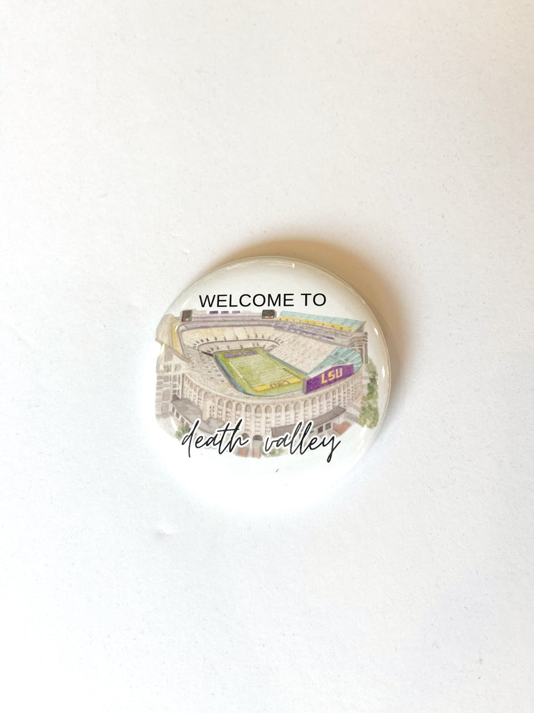 L. Ellis Designs Welcome to Death Valley Button
