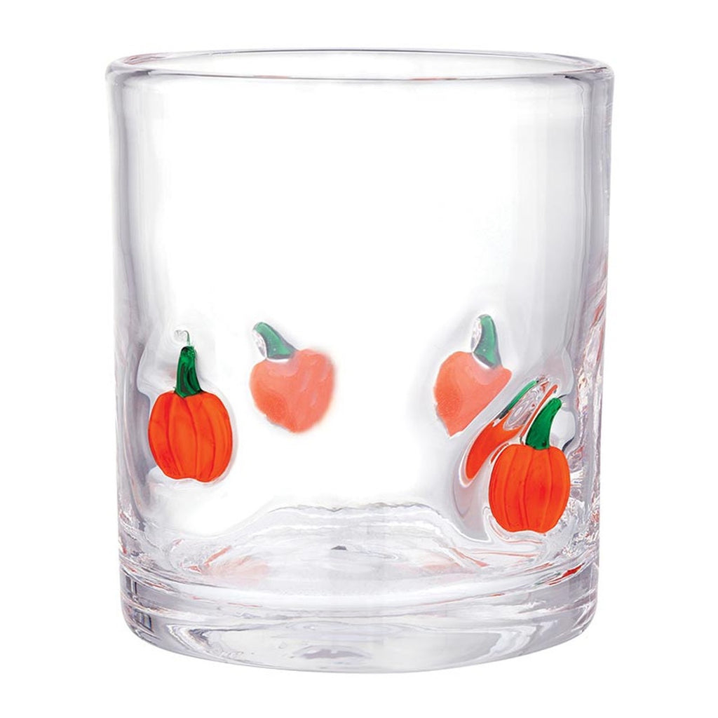 Slant Pumpkin Icon DOF Glass