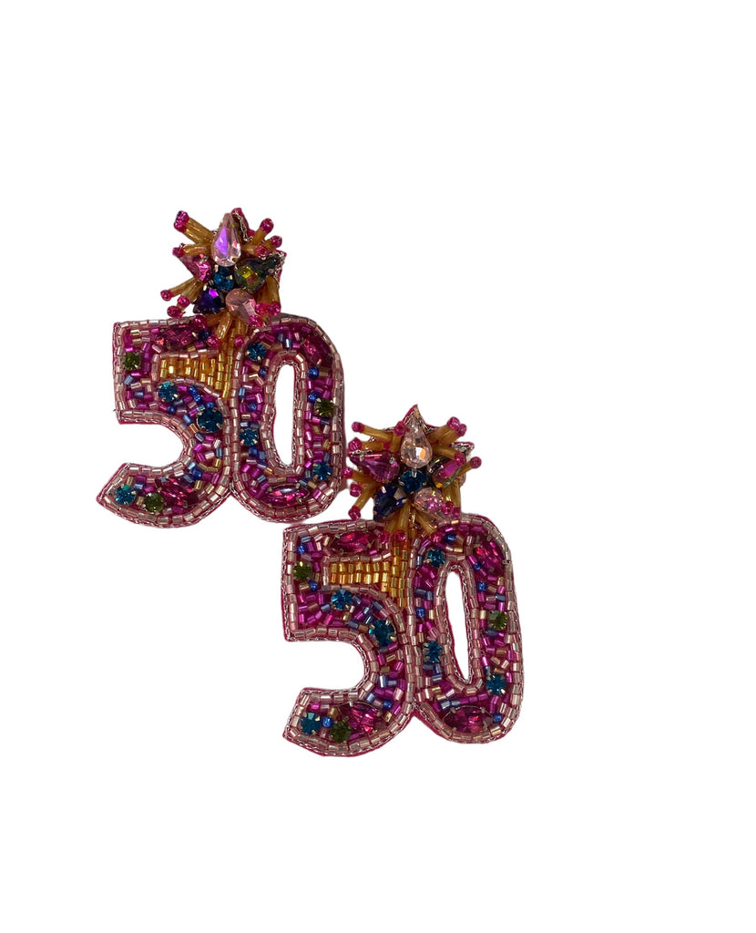 Camel Threads 50 Statement Earrings